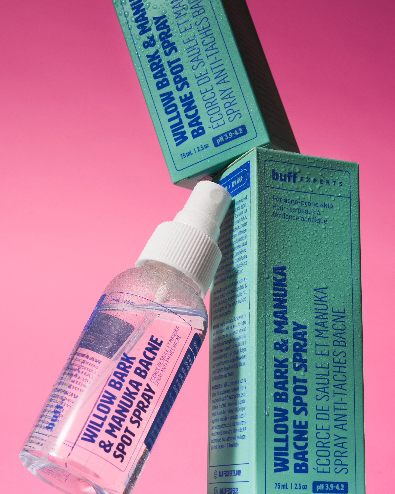 Willow Bark & Manuka Bacne Spot Spray – Buff Experts